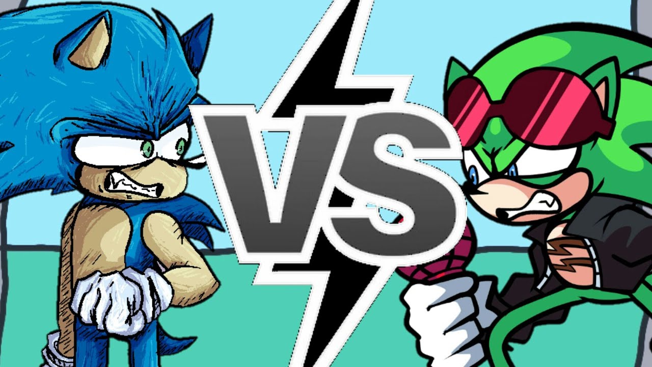 [FNF MASHUP] no villains x no heroes Sonic VS scourge - YouTube