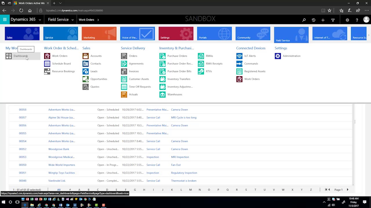 Dynamics 365 Field Service End to End Field Service Demonstration - YouTube