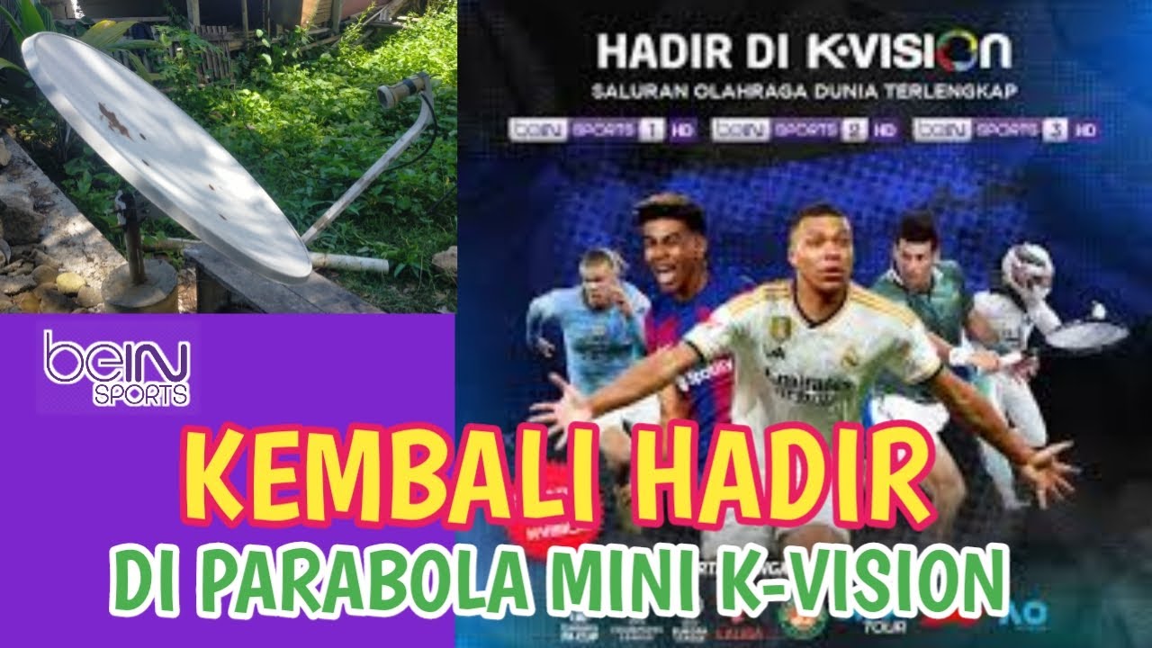 Cara scan ulang beinsport di kvision Parabola mini satelit measat3a ...