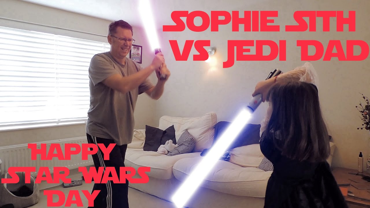 Dad and daughter Star Wars extravaganza - YouTube