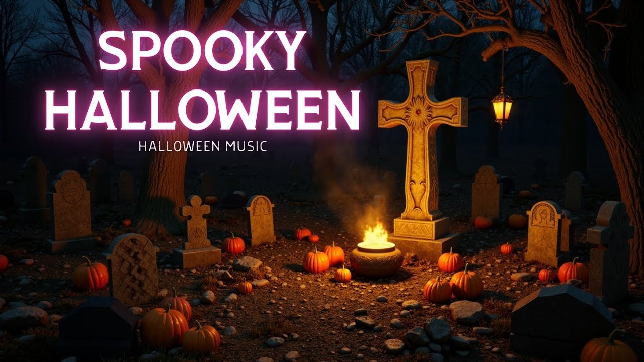 Spooky Halloween Night Ambience - Eerie Gothic Music & Scary ...