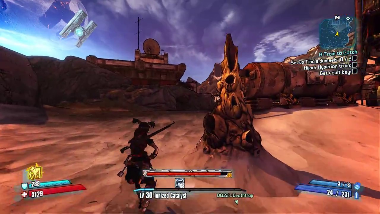 Borderlands 2 3rd person mod + SweetFX GAMEPLAY - YouTube