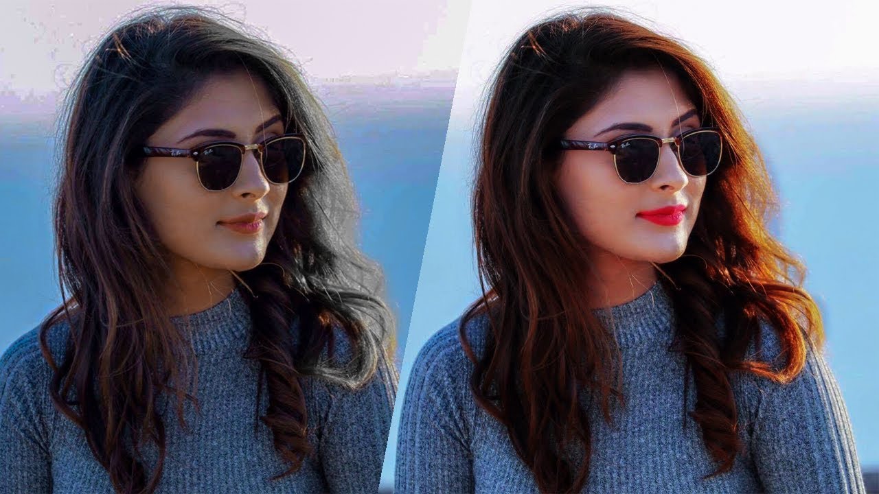 Easy Way To Retouching Skin In Photoshop My Editzz Tech Tutorial - YouTube