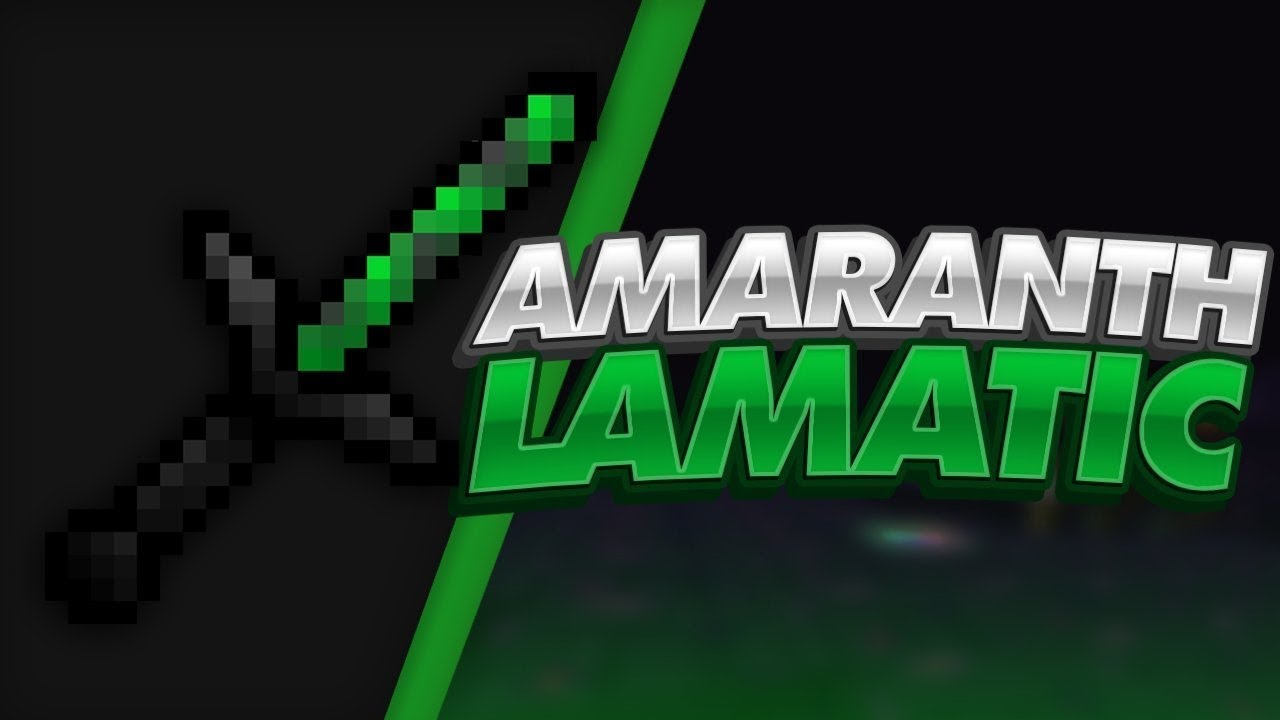 Showcaseing Green Amaranth reasource pack - YouTube