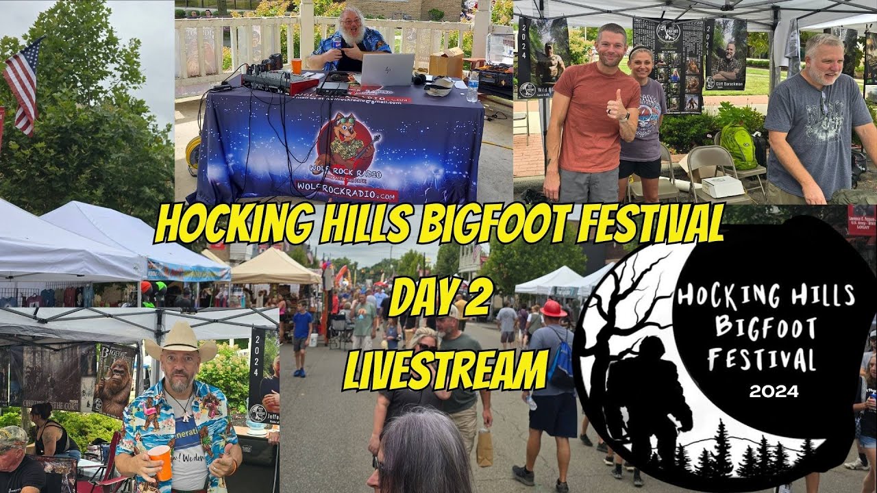 Hocking Hills Bigfoot Festival 2024 Day 2 LIVE FEED - YouTube