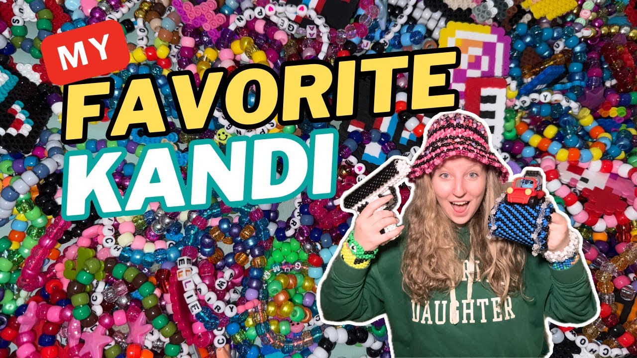 MY FAVORITE KANDI (Kandi Cuff Collection and Kandi Ideas) - YouTube