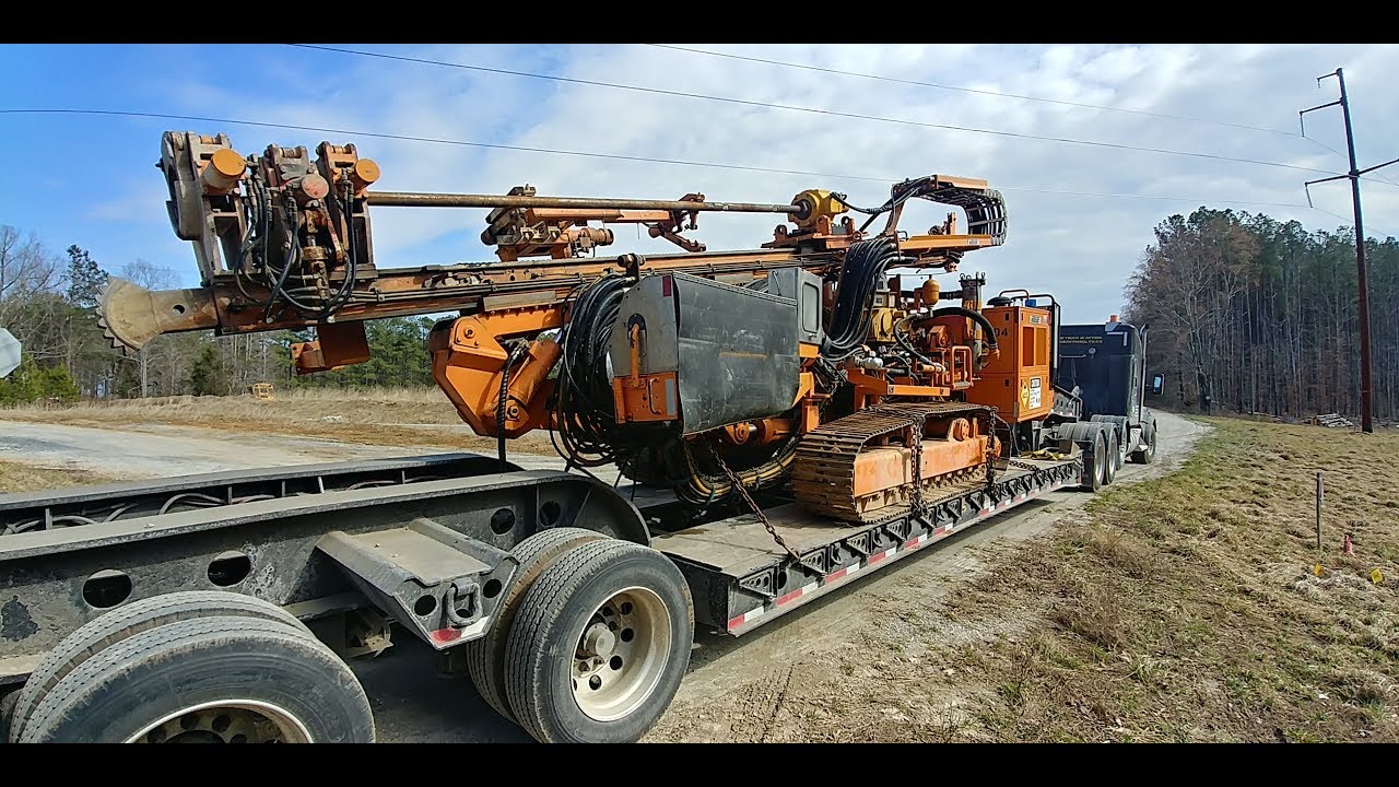 POV driving with the 48,000 LB drill rig in rural Virginia - YouTube
