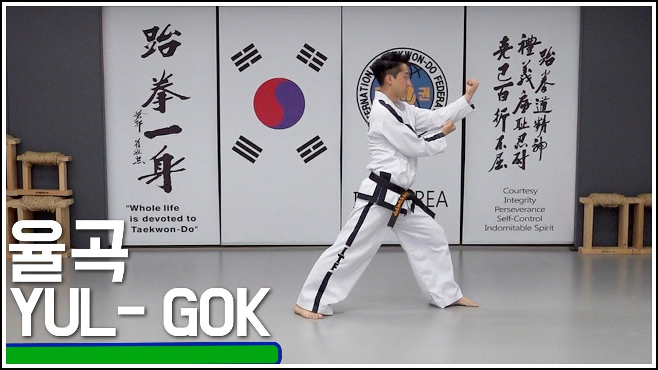 ITF 태권도 틀 - 율곡 (ITF TAEKWON-DO YUL-GOK) - YouTube