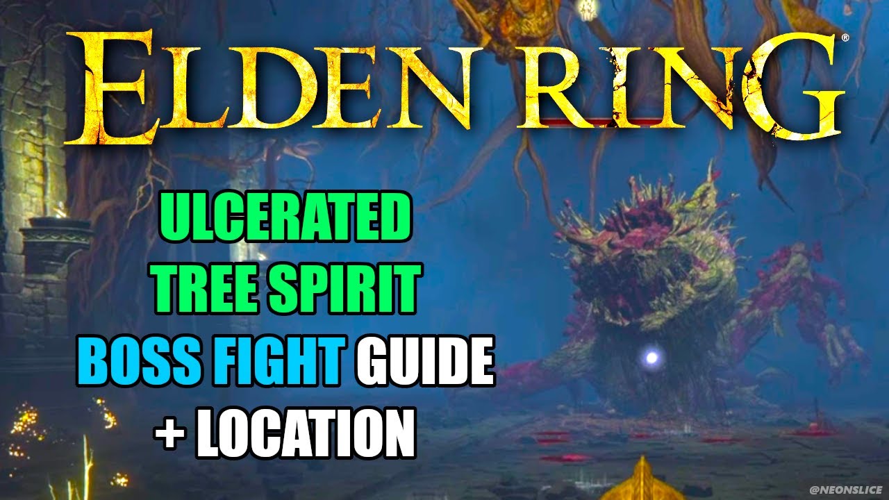 Elden Ring - ULCERATED TREE SPIRIT Boss Fight (Stranded Graveyard ...