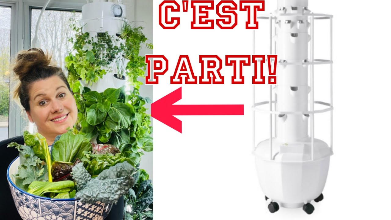 DÉMARRAGE de ta Tower Garden - Comment PARTIR sa tour? - YouTube