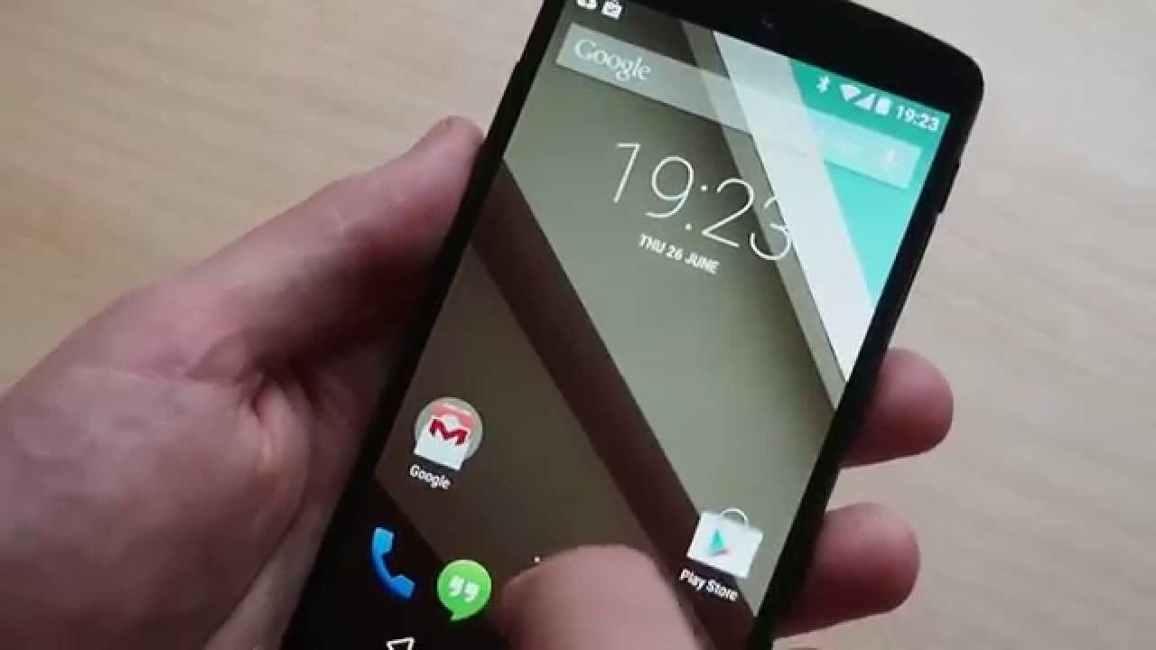 Android L Developer Preview hands-on - YouTube