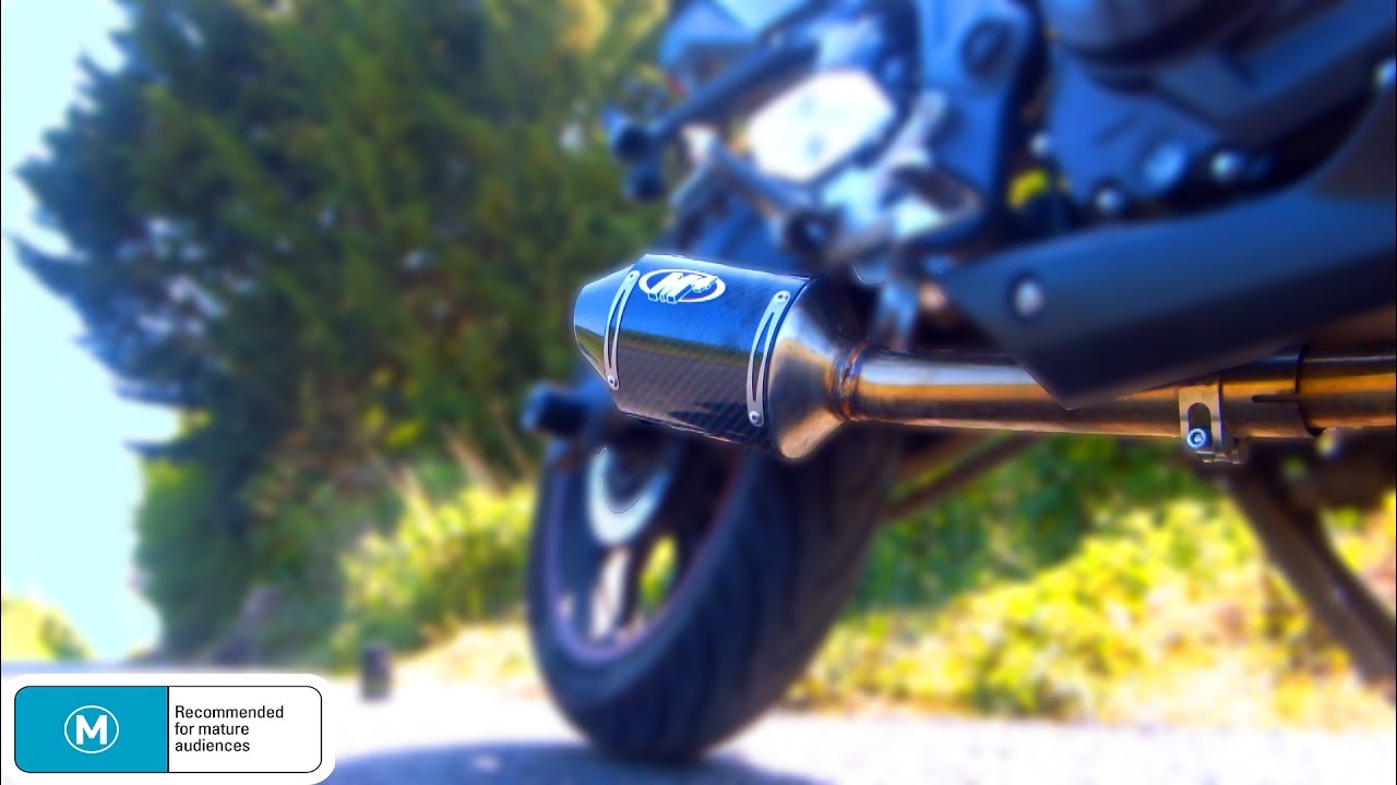 M4 Street Slayer Exhaust Yamaha R3 2015 - 17 - Short Edition - YouTube