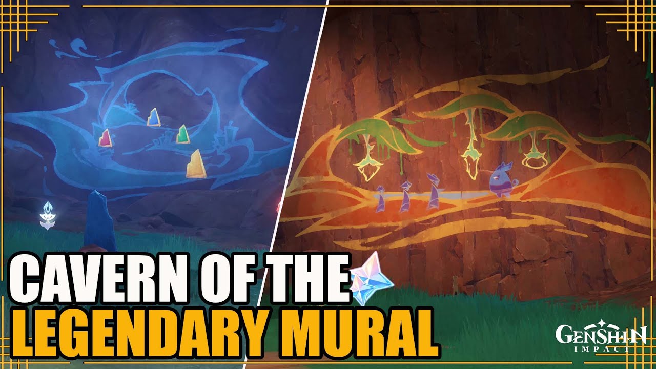 Cavern of the Legendary Mural | 4 Chest | Quest & Puzzle【Genshin Impact ...
