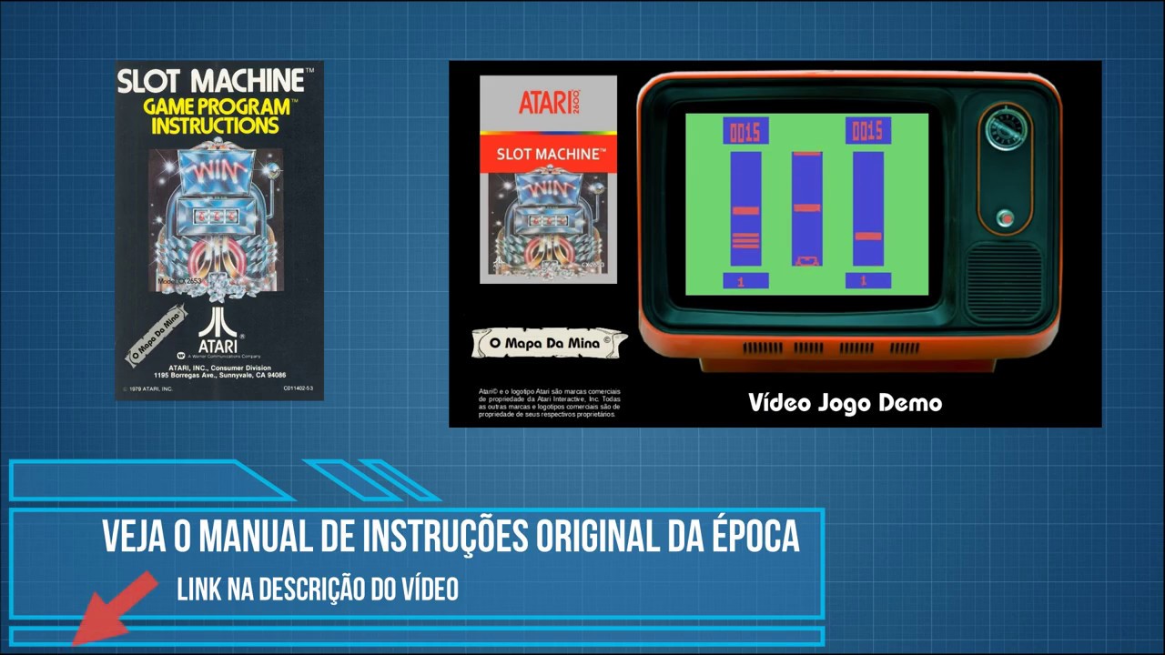 Slot Machine - MANUAL DE INSTRUÇÕES DO JOGO PARA ATARI FLASHBACK® e ...