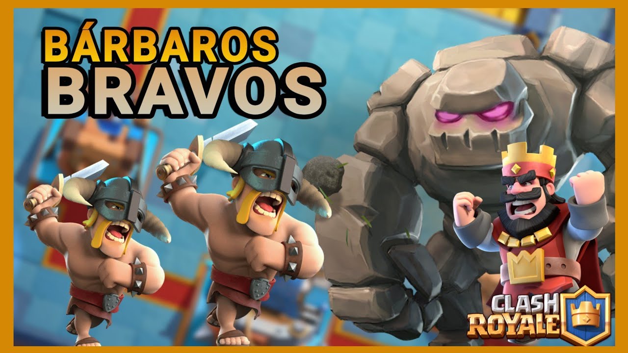 Clash Royale: gameplay com BÁRBAROS de ELITE em um deck maluco.! - YouTube