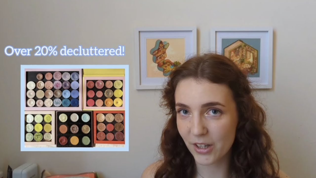 SINGLE EYESHADOW DECLUTTER | Over 20% gone! - YouTube