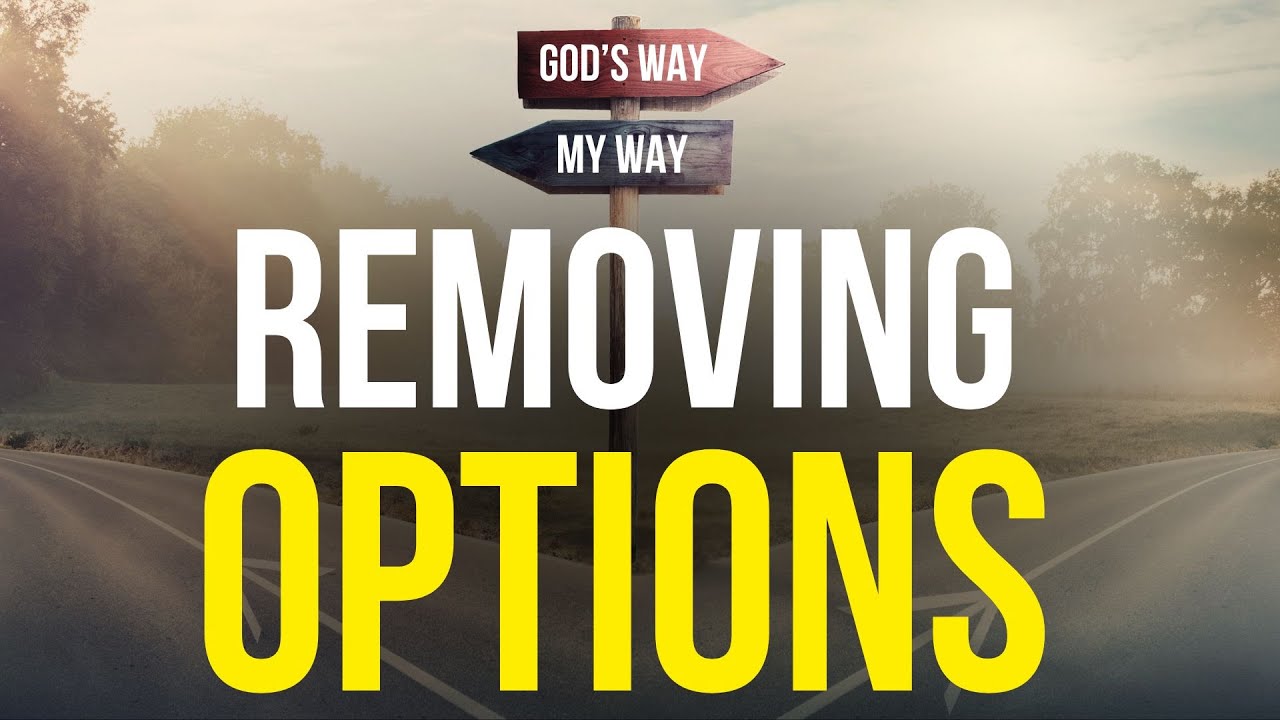 When Jesus Is Your ONLY Option, Everything Changes! - YouTube