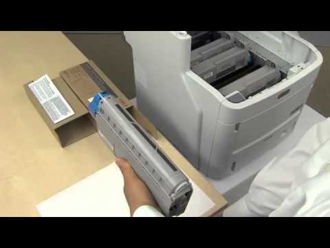 MC780 How to replace Toner Cartridge - YouTube
