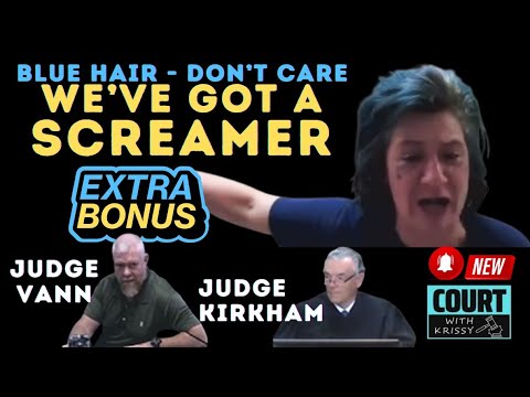 Court Gets WORSE w/ The SCREAMER ** Is Judge Vann Even A Judge Without ...