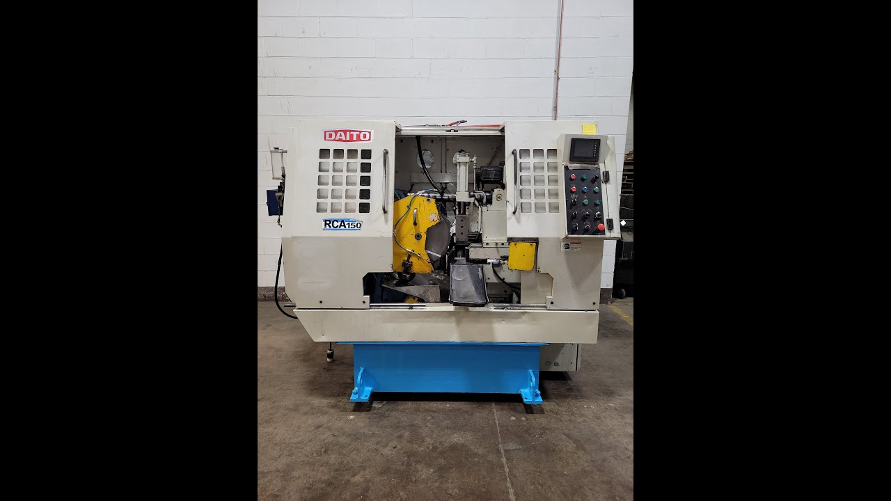 6” Daito Model RCA 150 High Speed Production Circular Cold Saw (SA760) - YouTube