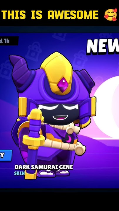 New Vs Old Gene Skin Dark Samurai Gene Brawlstars Brawl Edit Supercell Bs