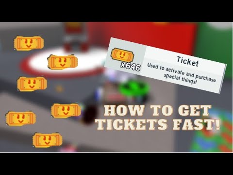 How to get TICKETS FAST! bee swarm simulator! - YouTube