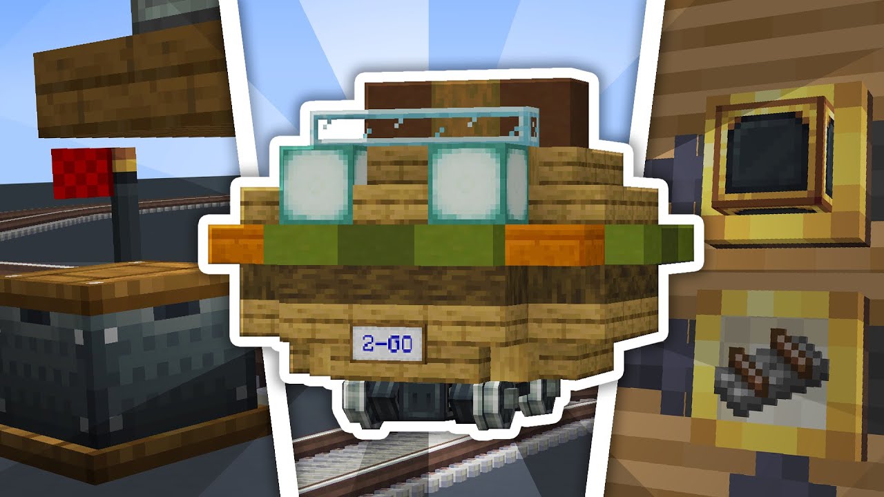 How I Built a Working Train in Minecraft Create Mod! - YouTube
