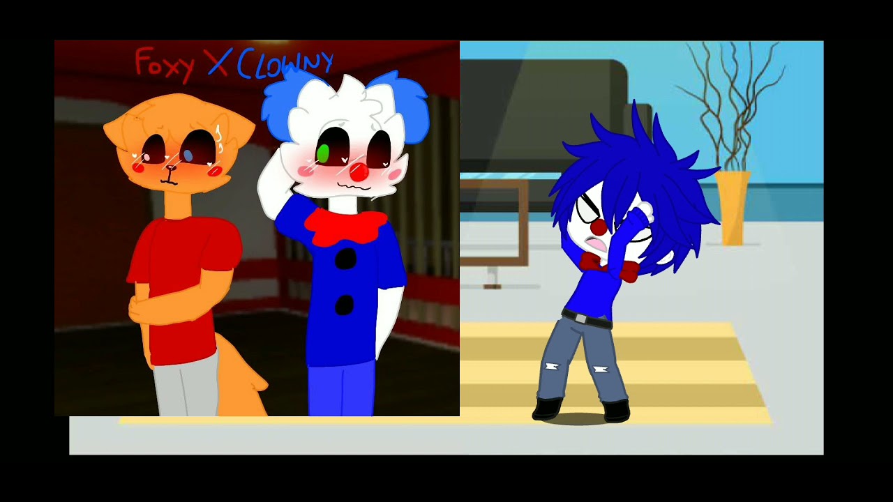 Clowny Sees Himself x Foxy// Piggy// Gacha Club// - YouTube