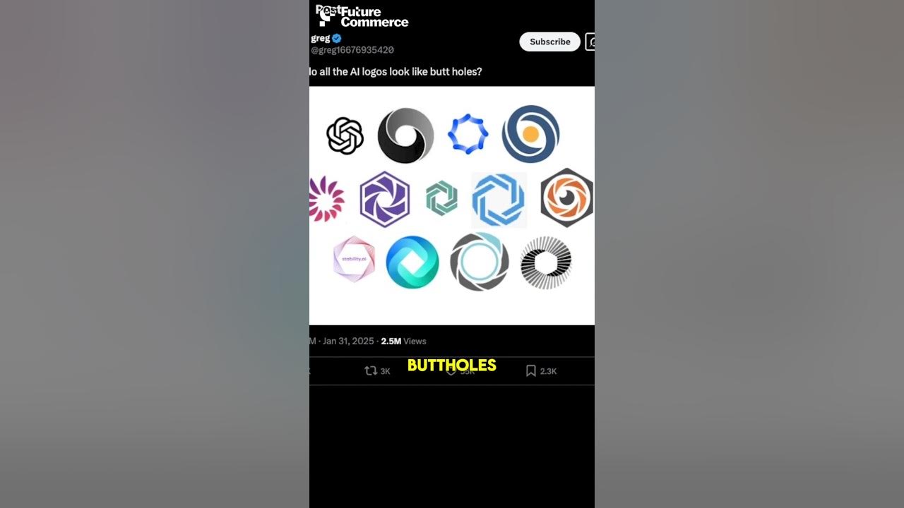 Why Do All AI Logos Look Like Buttholes? - YouTube