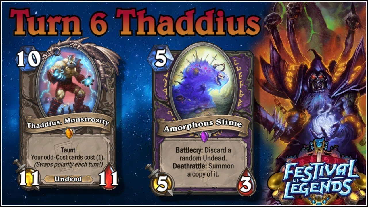 Deathrattle Warlock is WAY TOO BINARY: Festival of Legends Standard ...