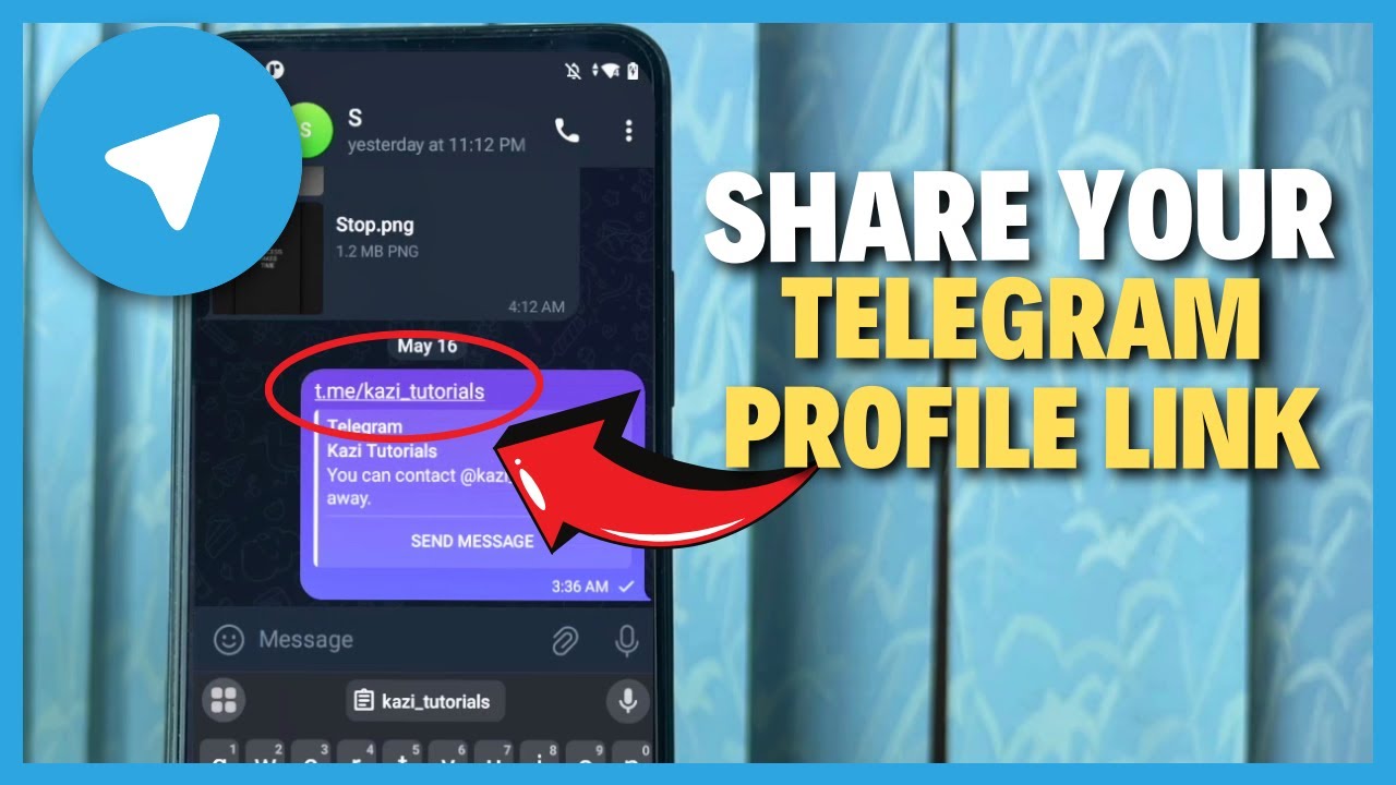 How to Share Your Telegram Profile Link - YouTube