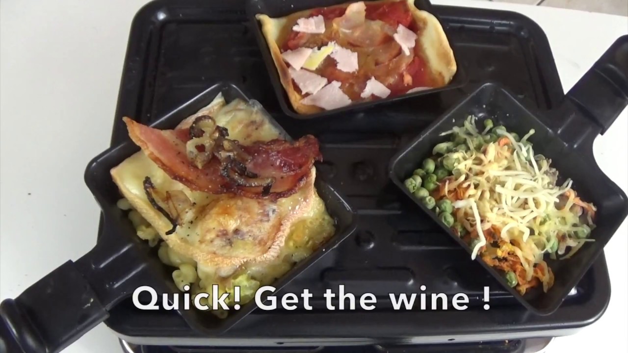 Raclette Menu to Shop Version - YouTube