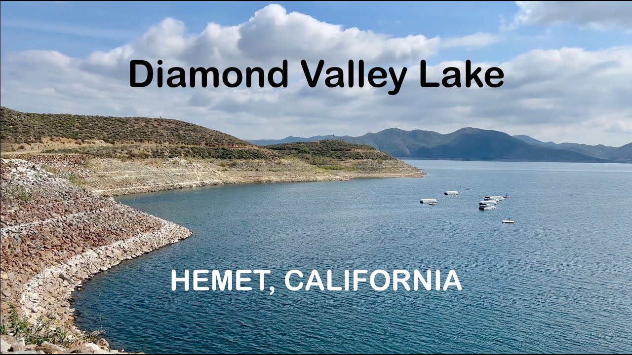 🔴 4K Diamond Valley Lake in Hemet California Sightseeing Video Tour ...