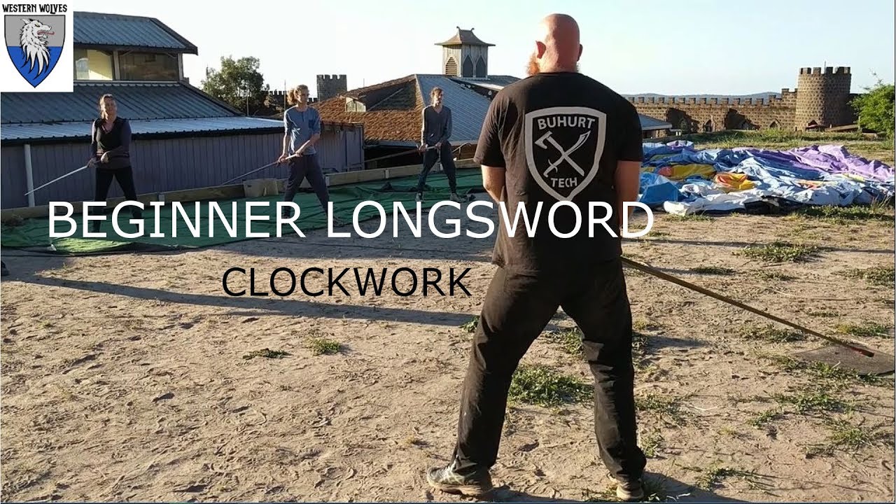Clockwork Drill - Beginner Longsword HEMA Technique 15/11/18 - YouTube