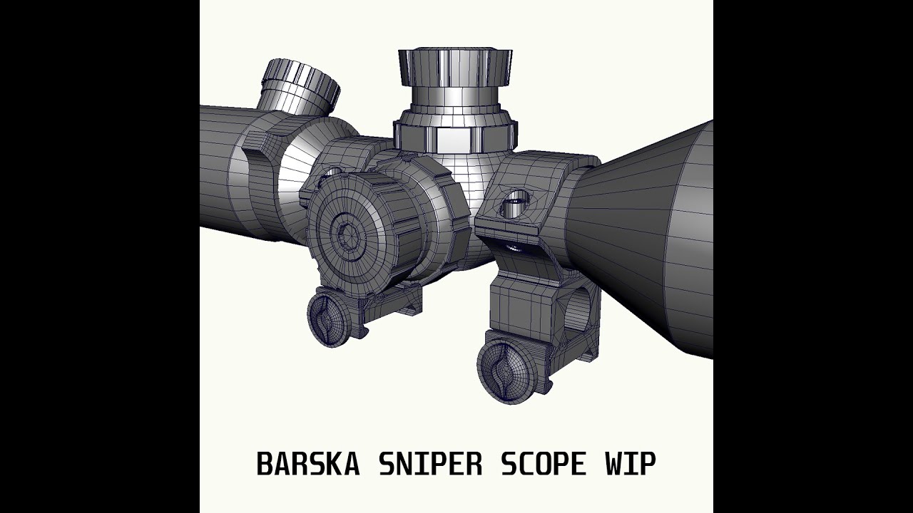 BARSKA Sniper Scope Model Time Lapse - YouTube