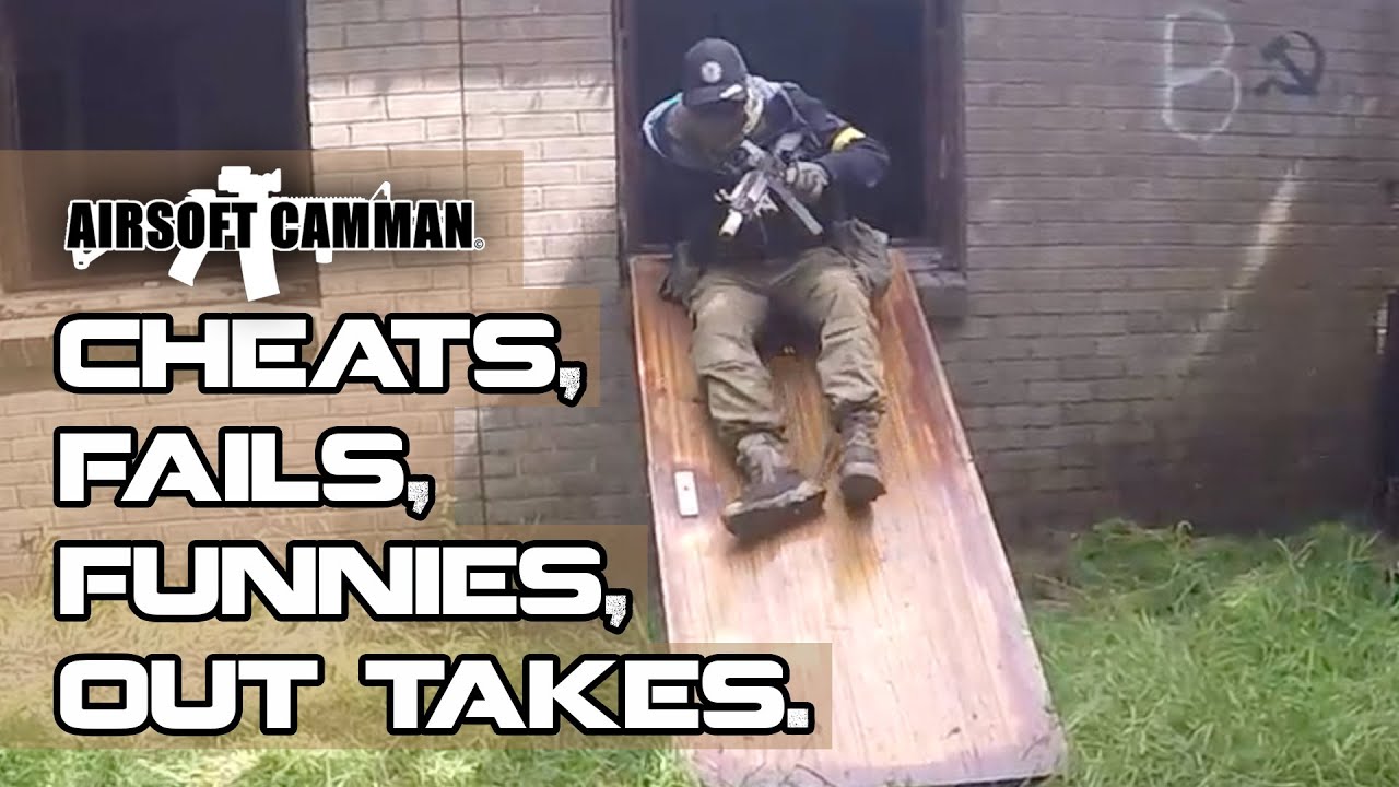 Airsoft Cheats, Fails, Funnies & Out Takes Compilation - Part 2 - YouTube