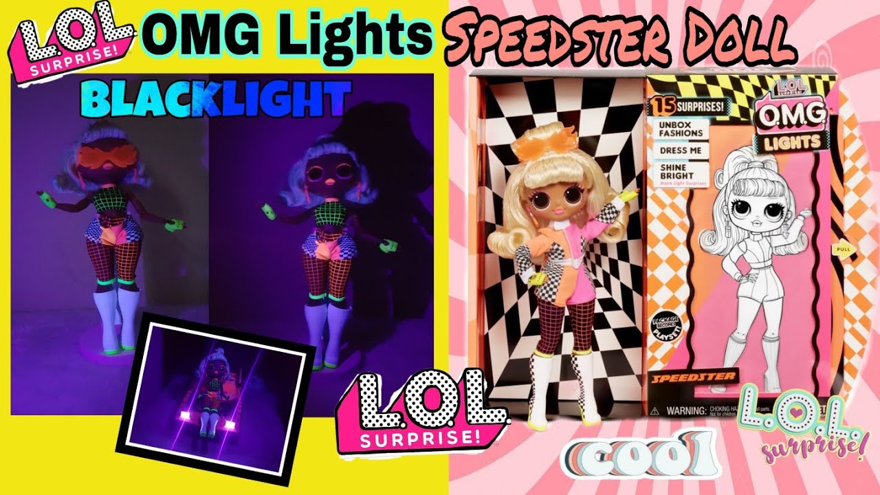 LOL Surprise OMG Lights Speedster Fashion Doll - Unboxing Full Set and ...