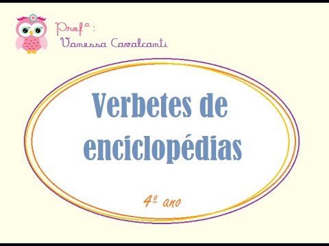 Gênero textual: Verbetes de Enciclopédias. - YouTube