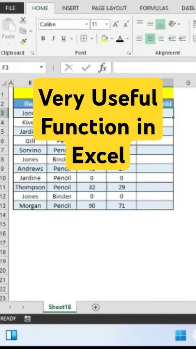 Excel’s Most Underrated Function Trending Shorts | #viral #shortfeed ...