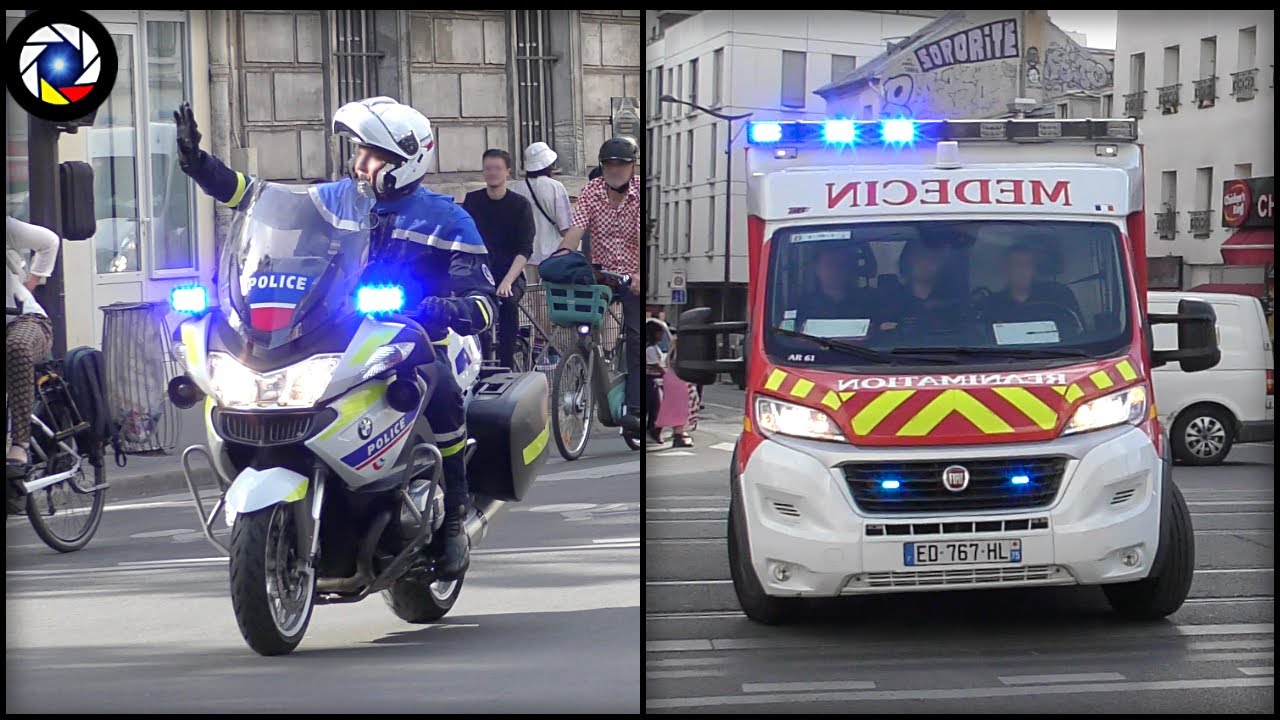 Pompiers de Paris Médecin - Compilation Secours - YouTube