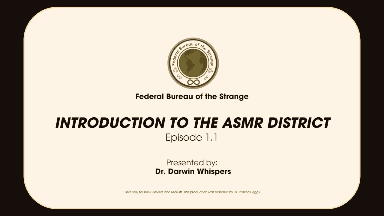 ASMR Episode 1.1: Introduction to the ASMR District (Rain, Water Sounds ...