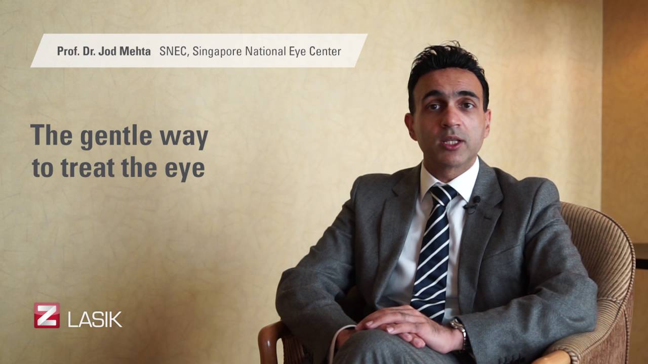 Prof. Jod Mehta talks about Z-Lasik laser vision correction - YouTube