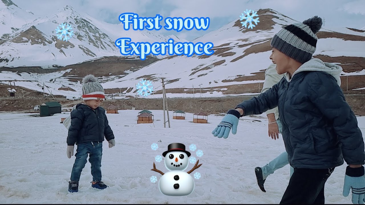 Our First snow Experience |Georgia | ShaGlitz | vlog 4 | gudari and kazbegi - YouTube