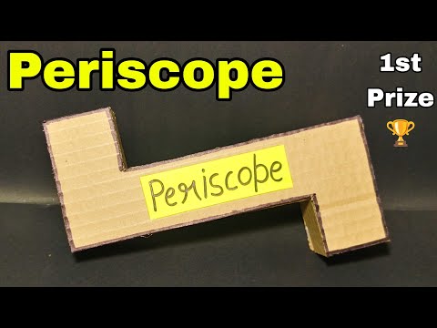 How to make periscope | Periscope working model | Periscope | Science Project