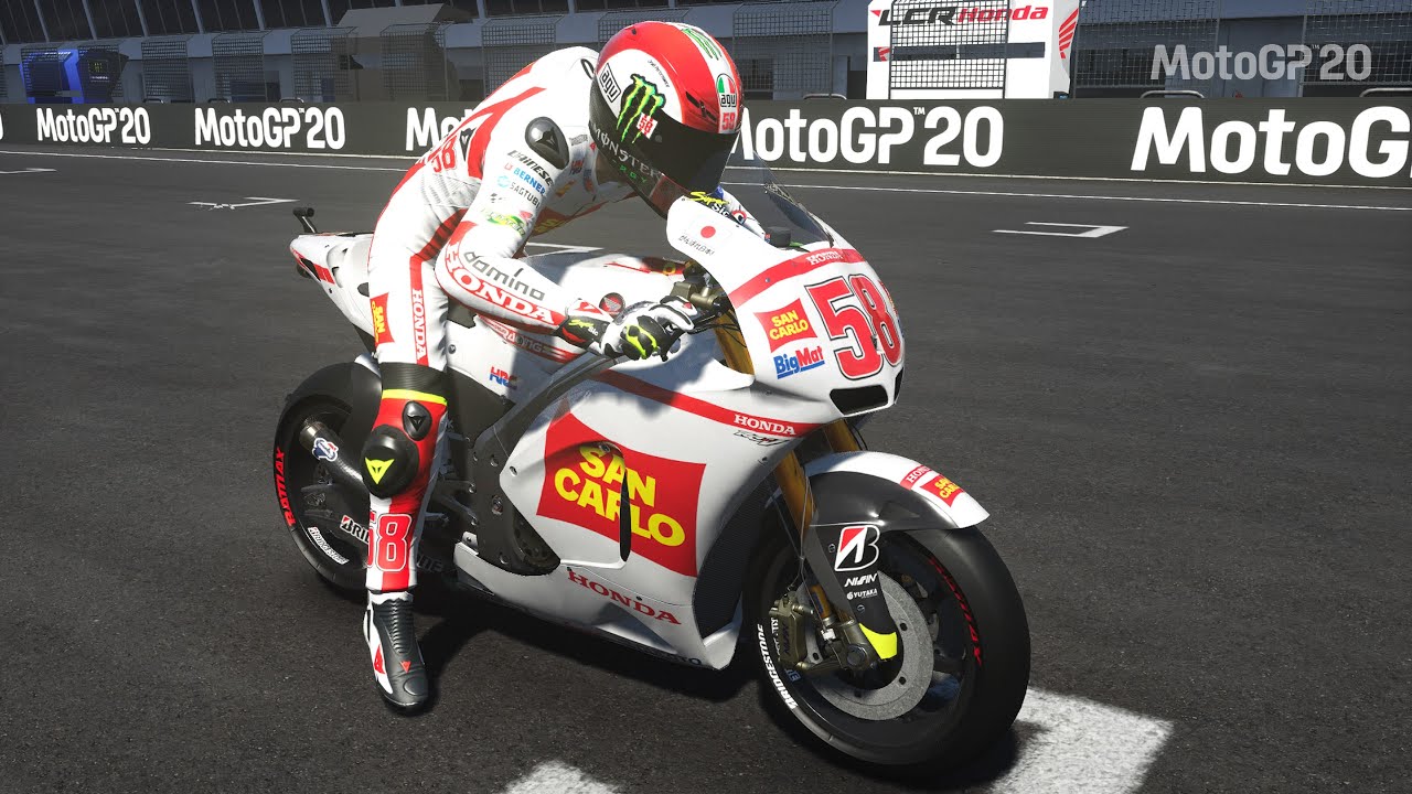 MotoGP™20 | Kymi Ring | Honda RC212V | Simoncelli | Broadcast - YouTube