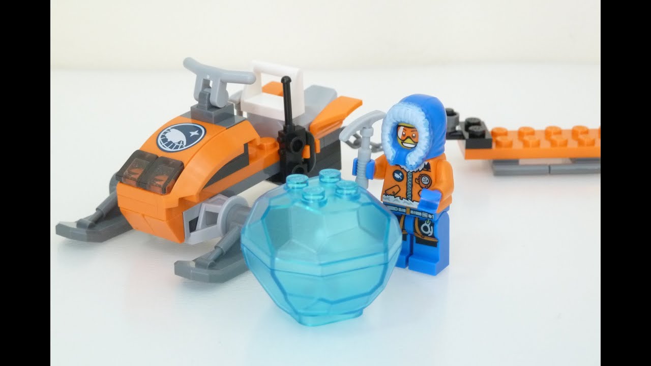 Rob A Reviews LEGO City 60032 Arctic Snowmobile - YouTube