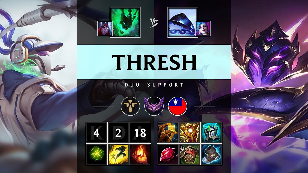 Thresh Support vs Xerath: Vision Controller - TW Master Patch 14.24 - YouTube