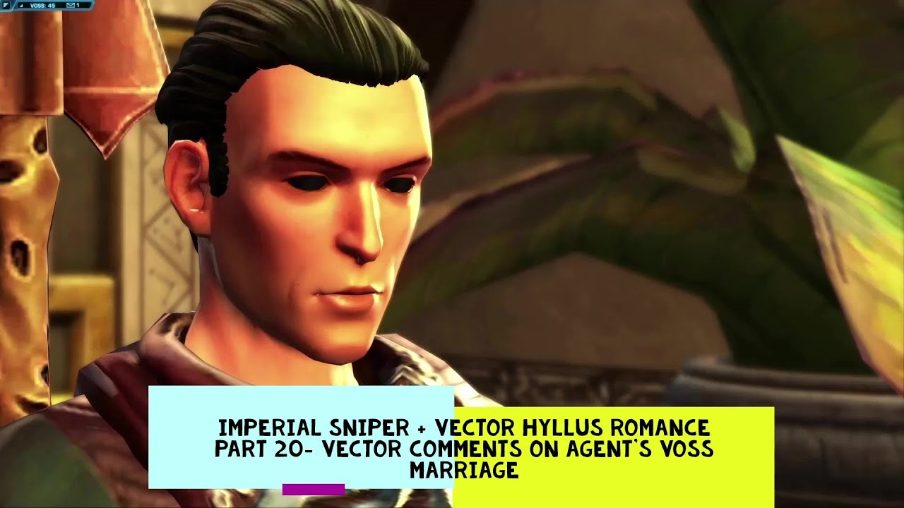 SWTOR: Imperial Agent + Vector Hyllus Romance Part 20- Vector Comments ...