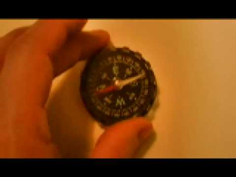 NEW Small Liquid Filled Compass for Camping Hiking Outdoors - YouTube