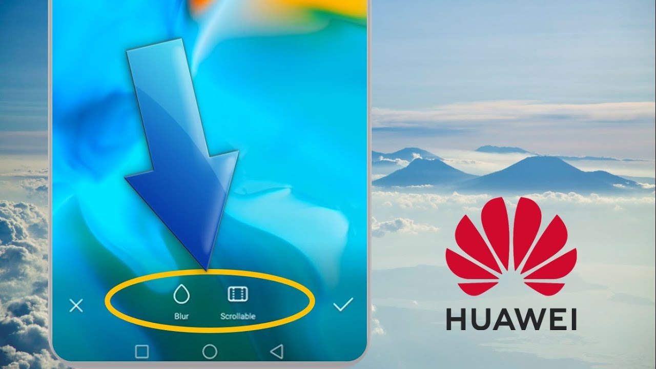 Huawei Home Screen Wallpaper Setting - YouTube